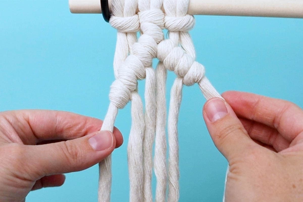 DIY Boho Macrame Wall Hanging with Tassels (Free Pattern!) | Marching North