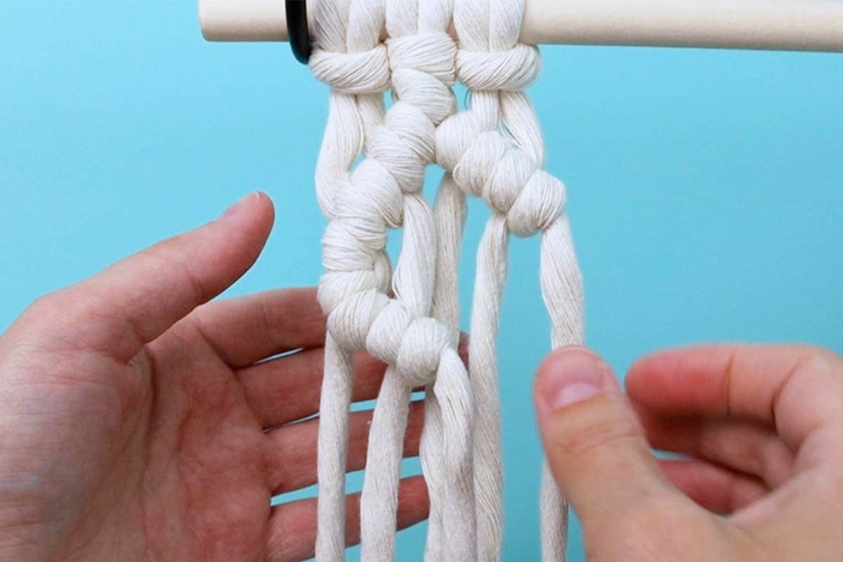 DIY Boho Macrame Wall Hanging with Tassels (Free Pattern!) | Marching North