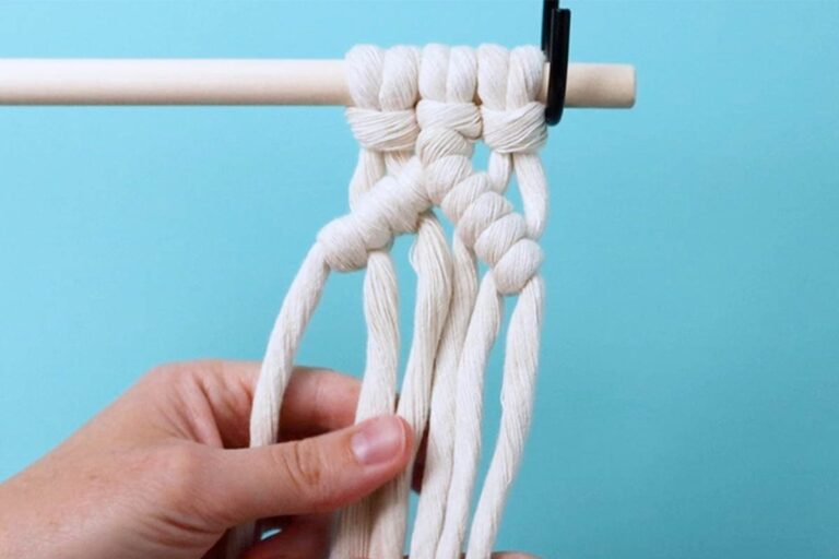 DIY Boho Macrame Wall Hanging with Tassels (Free Pattern!) | Marching North