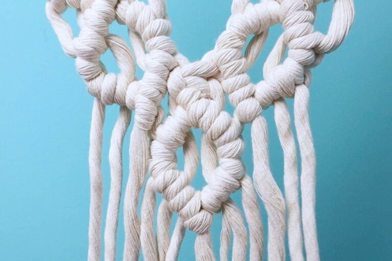 DIY Boho Macrame Wall Hanging with Tassels (Free Pattern!) | Marching North