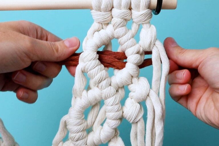 DIY Boho Macrame Wall Hanging with Tassels (Free Pattern!) | Marching North