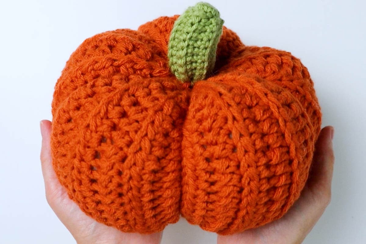 Cutest Crochet Pumpkin Free Pattern (Tutorial + Video!) | Marching North