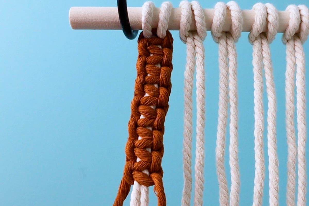 Easy & Colorful Macrame Wall Hanging (Free Pattern and Tutorial ...