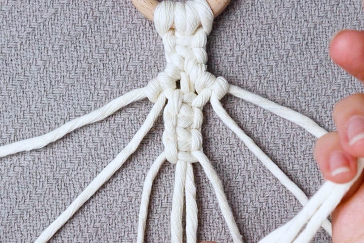 Easy Boho Macrame Christmas Tree (Free Pattern & Video!) | Marching North