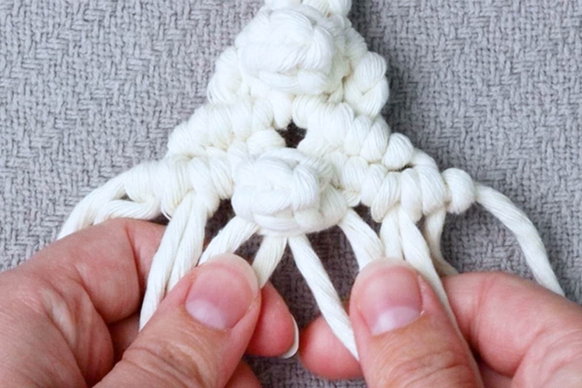 Easy Boho Macrame Christmas Tree (Free Pattern & Video!) | Marching North