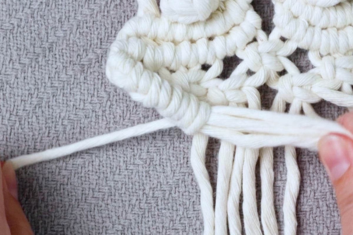 Easy Boho Macrame Christmas Tree (Free Pattern & Video!) | Marching North