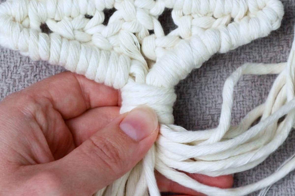 Easy Boho Macrame Christmas Tree (Free Pattern & Video!) | Marching North