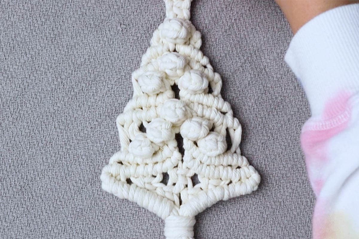 Easy Boho Macrame Christmas Tree (Free Pattern & Video!) | Marching North