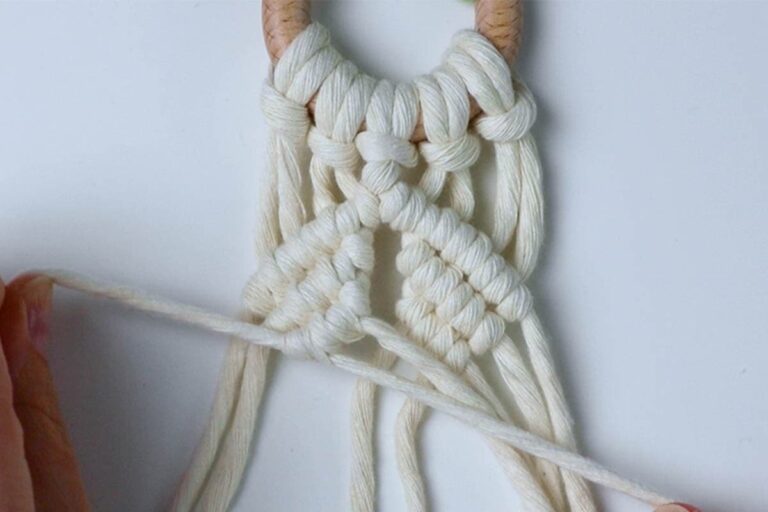 DIY Macrame Towel Hanger (Free Pattern & Video!) | Marching North