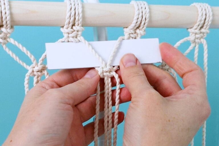 DIY Macrame Toy Hammock (Free Pattern & Video!) | Marching North