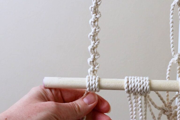 DIY Macrame Toy Hammock (Free Pattern & Video!) | Marching North