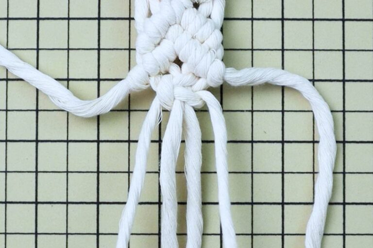 DIY Macrame Diamond Keychain (Free Pattern & Video!) | Marching North