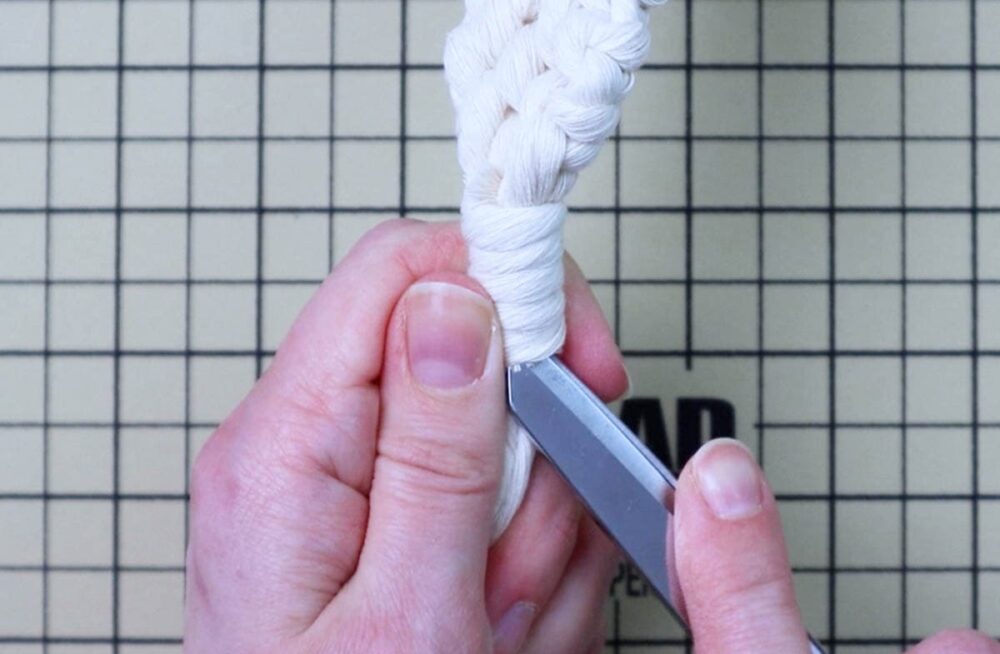 DIY Macrame Diamond Keychain (Free Pattern & Video!) | Marching North