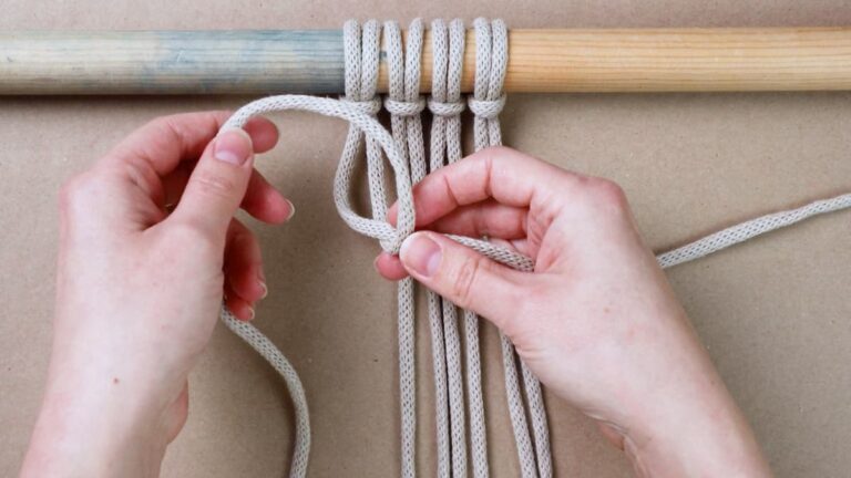 Learn 17 Basic Macrame Knots (+ PDF Guide for Beginners!) | Marching North
