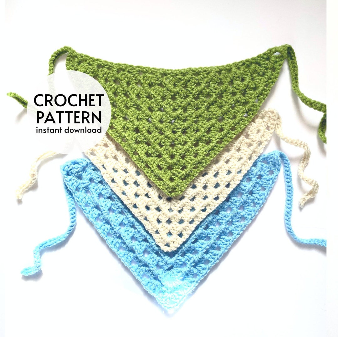 17 Lovely Crochet Bandana Patterns You Have to Try! | Marching North