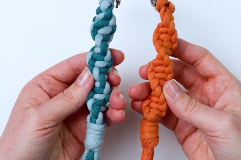 Easy DIY Spiral Macrame Keychain (Free Pattern!) | Marching North