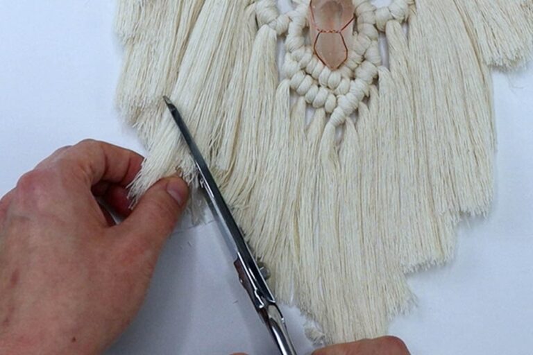 How to Make a Macrame Feather Wall Hanging (Tutorial) | Marching North