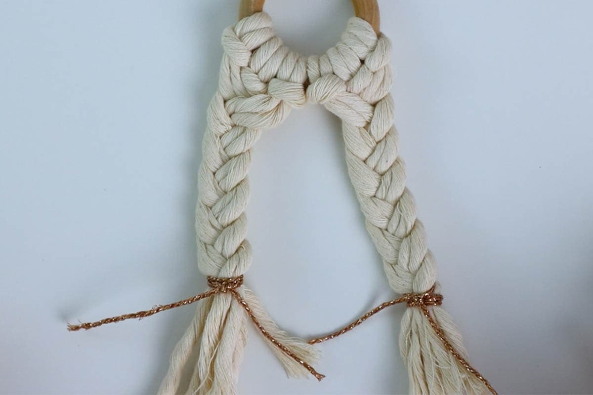 How to Make Easy DIY Macrame Gnome Christmas Ornaments | Marching North