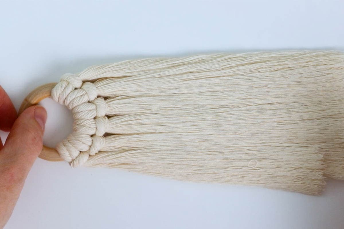 How to Make Easy DIY Macrame Gnome Christmas Ornaments | Marching North