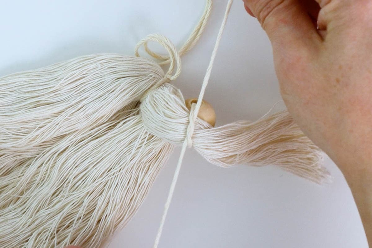 How to Make Easy DIY Macrame Gnome Christmas Ornaments | Marching North