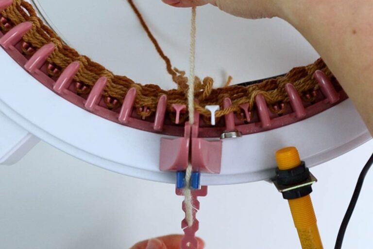 Free Striped Knitting Machine Hat Pattern (Reversible!) | Marching North