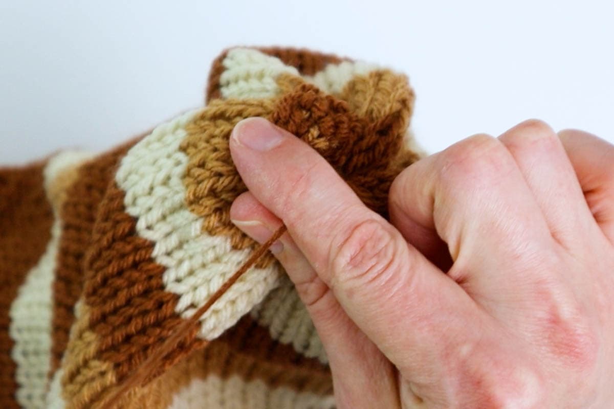 Free Striped Knitting Machine Hat Pattern (Reversible!) | Marching North