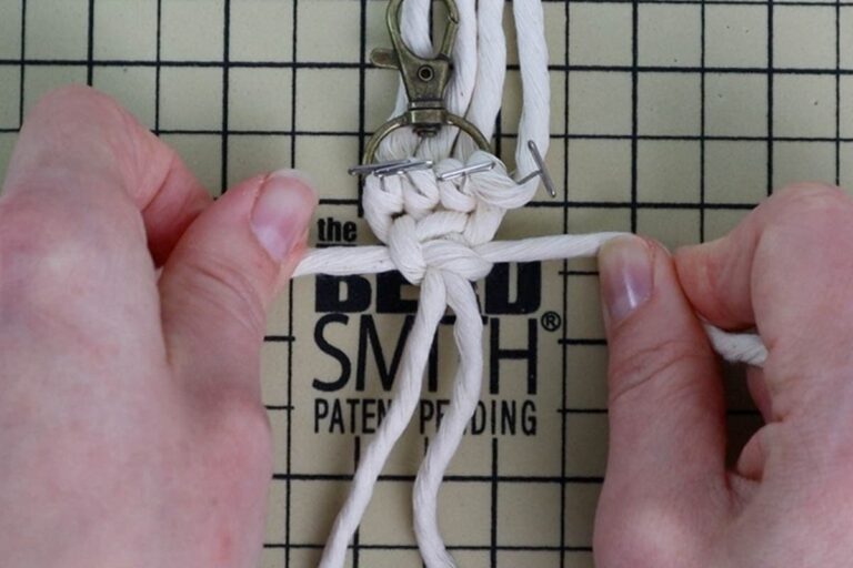 DIY Macrame Wristlet Keychain (2 Ways!) Easy Tutorial | Marching North