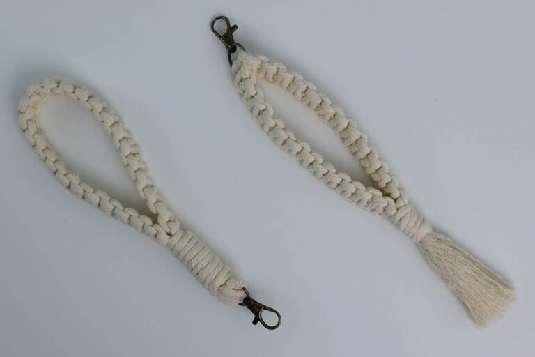 DIY Macrame Wristlet Keychain (2 Ways!) Easy Tutorial | Marching North