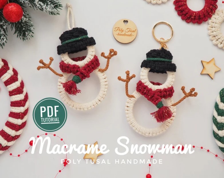 23 DIY Macrame Christmas Ornaments: Easy Holiday Ideas! | Marching North