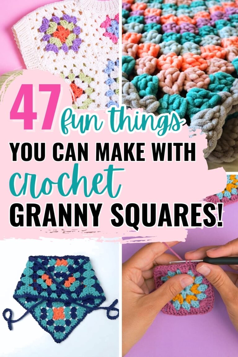 47 Fun Granny Square Crochet Project Ideas: Easy & Free Patterns ...