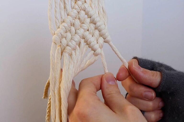 Double Macrame Hat Hanger | Free Pattern & Video! | Marching North