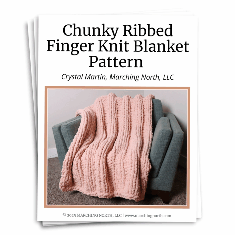 How to Hand Knit a Chunky Ribbed Blanket (Free Pattern & Video ...