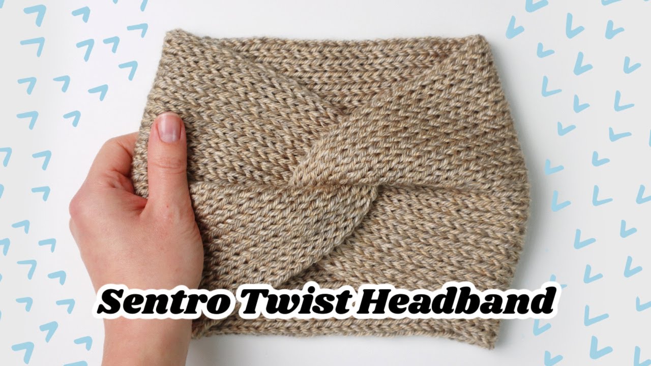 Free Twisted Knitting Machine Headband Pattern (Sentro, Jamit, or Addi ...