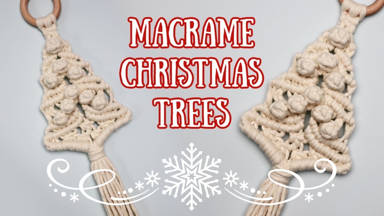 Easy Boho Macrame Christmas Tree (Free Pattern & Video!) | Marching North