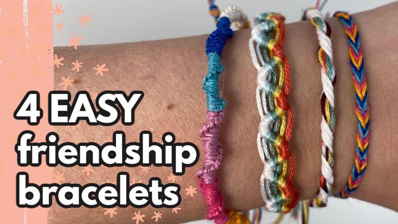 6 Easy Friendship Bracelet Patterns (Tutorials & Videos!) | Marching North